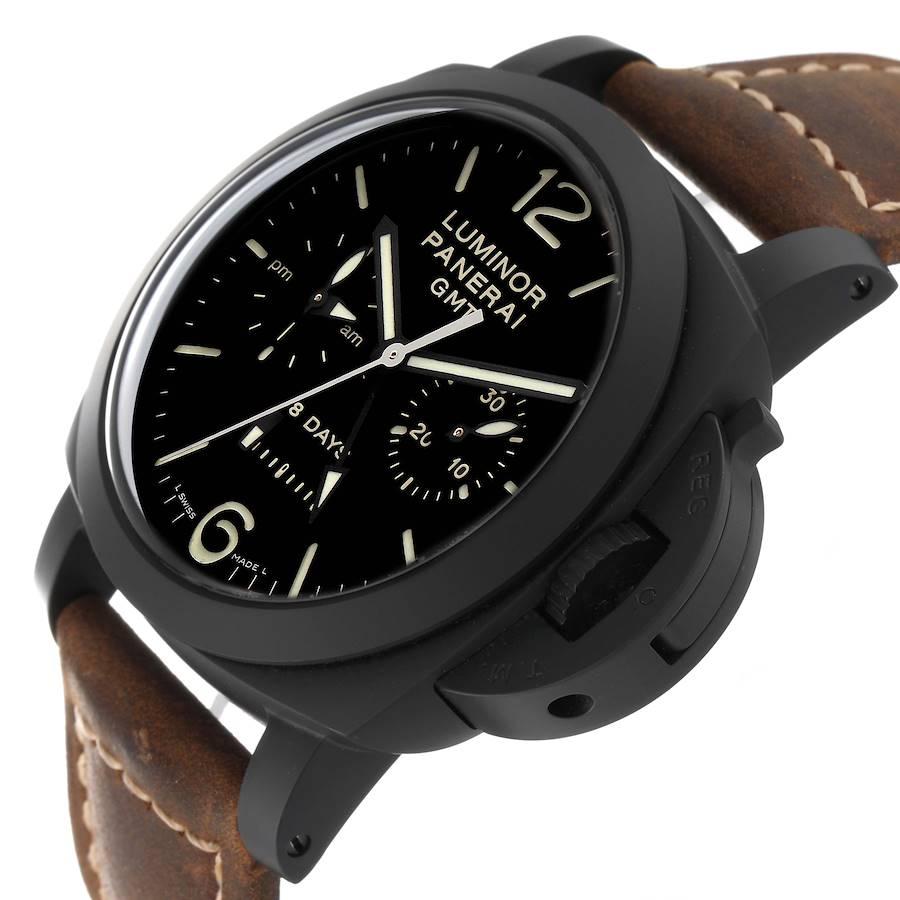 Panerai Luminor Chrono Monopulsante 8 Days GMT Ceramic Mens Watch ...