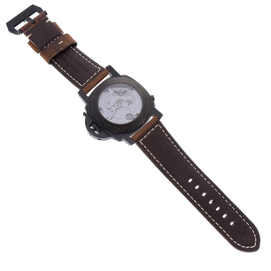 Panerai Luminor Chrono Monopulsante 8 Days GMT Ceramic Mens Watch ...