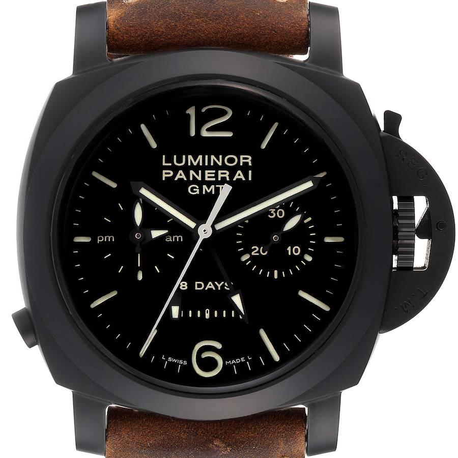 Panerai Luminor Chrono Monopulsante 8 Days GMT Ceramic Mens Watch ...