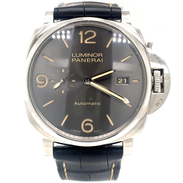 Panerai Luminor Due 45mm Automatic Grey Dial Men's Watch PAM00943 For ...