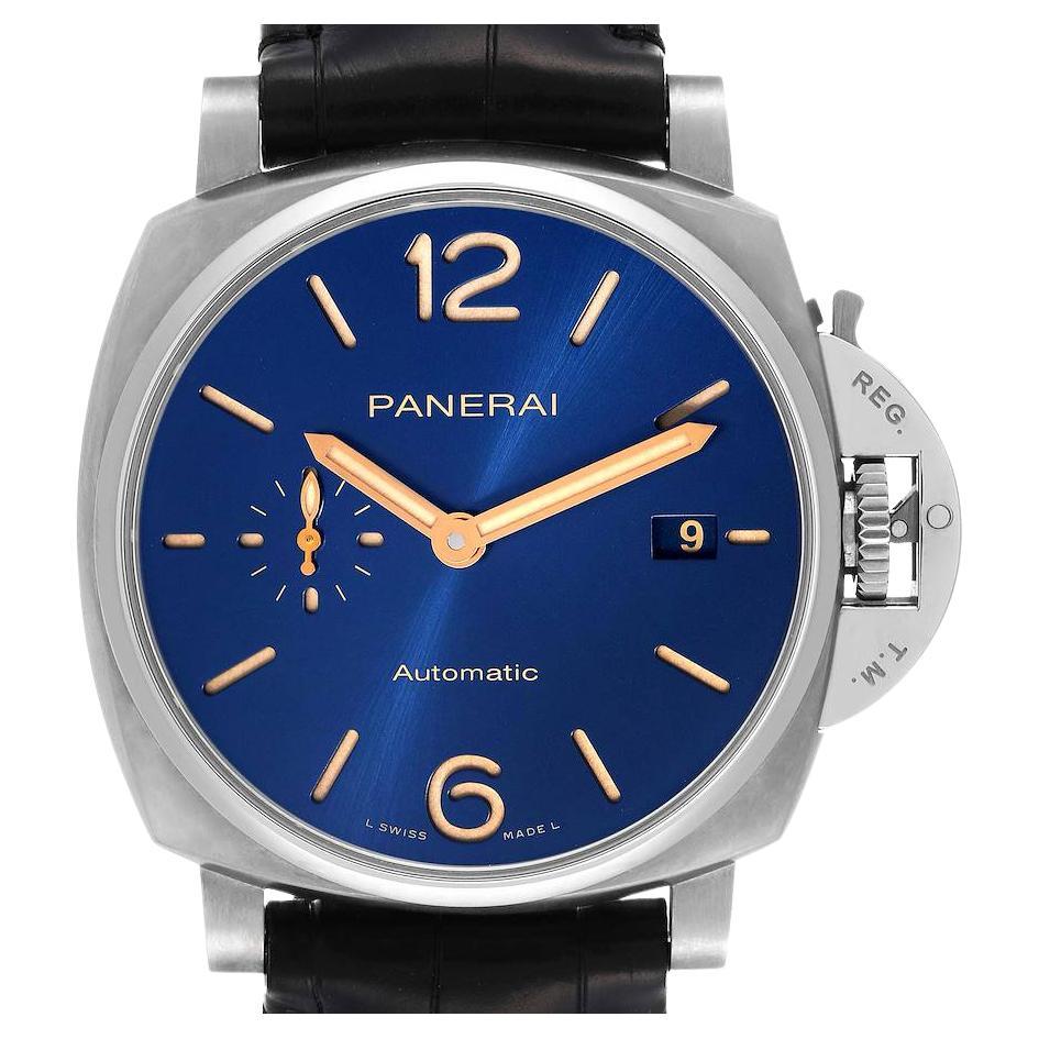 Panerai Luminor PAM00052 Chronograph Zenith Movement Titanium Automatic ...