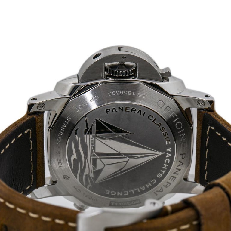 Panerai Luminor Flyback PAM00653 Chronograph Automatic Mens Watch Box ...