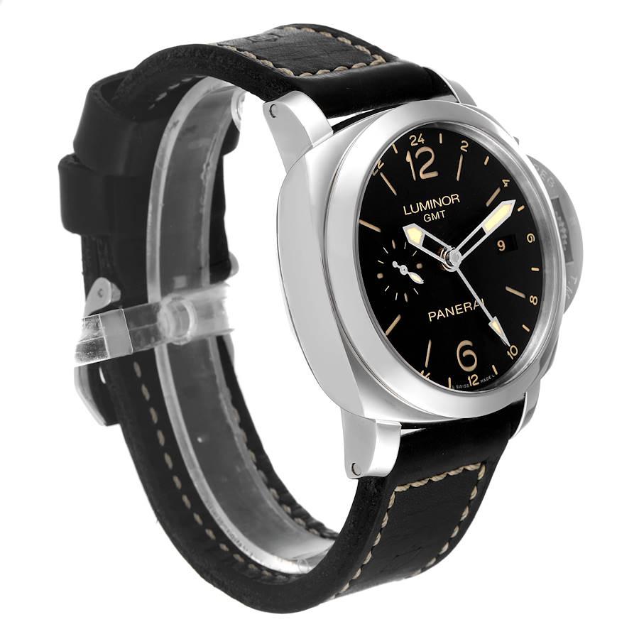 Panerai Luminor GMT Steel Mens Watch PAM00531 Box Papers For Sale at ...