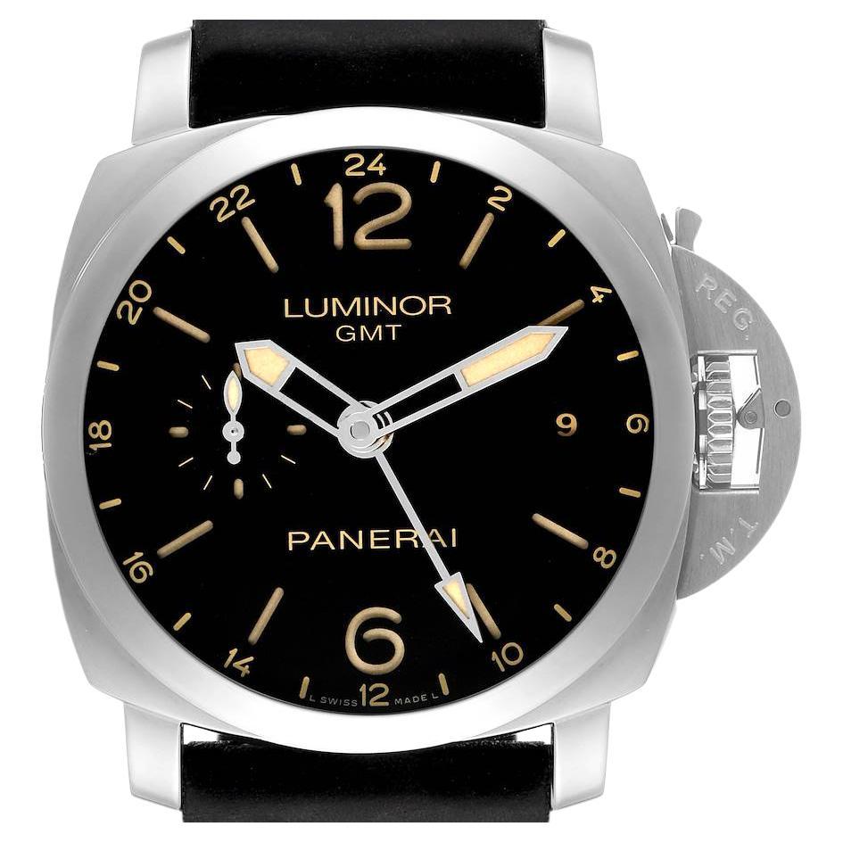 Panerai Luminor GMT Blue Dial Titanium Watch PAM01279 Box Papers For ...