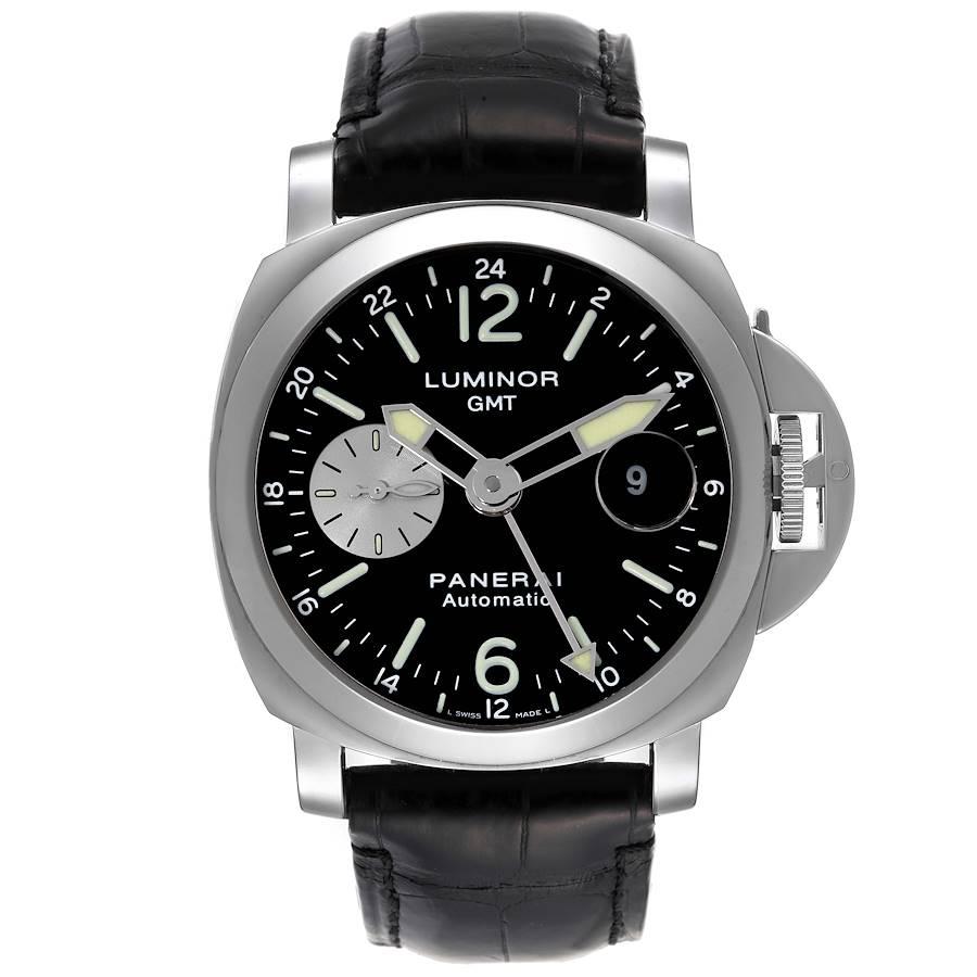 Panerai Luminor GMT Automatic Steel Mens Watch PAM00088 For Sale at ...
