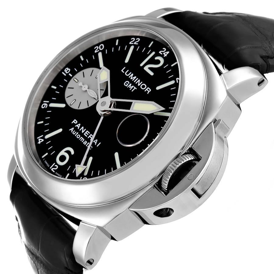 Panerai Luminor GMT Automatic Steel Mens Watch PAM00088 For Sale at ...