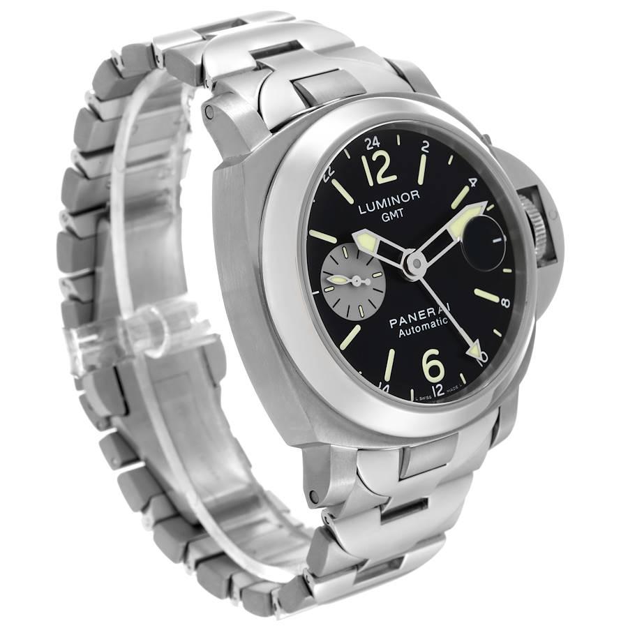 Panerai Luminor GMT Automatic Titanium Steel Mens Watch PAM00161 Box ...