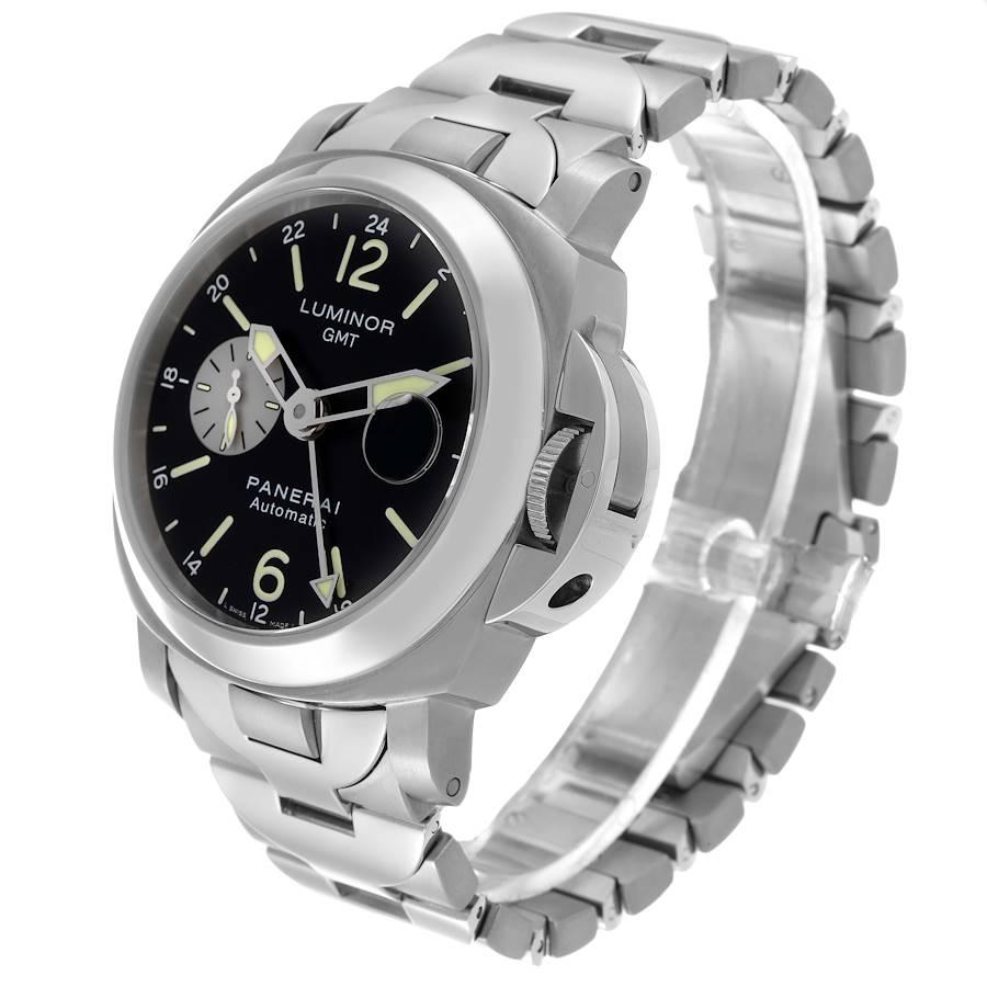 Panerai Luminor GMT Automatic Titanium Steel Mens Watch PAM00161 Box ...