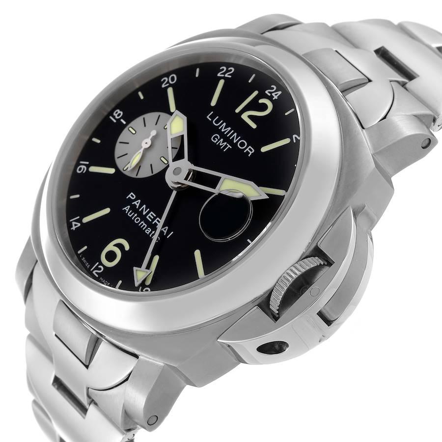 Panerai Luminor GMT Automatic Titanium Steel Mens Watch PAM00161 Box ...
