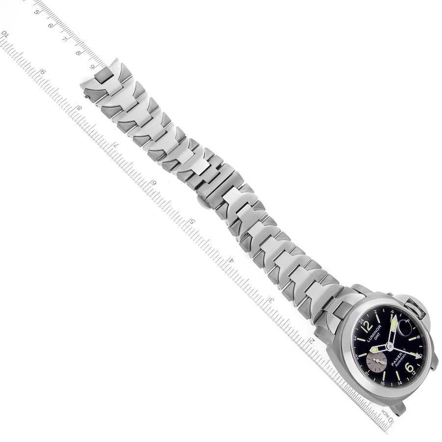 Panerai Luminor GMT Automatic Titanium Steel Mens Watch PAM00161 Box ...