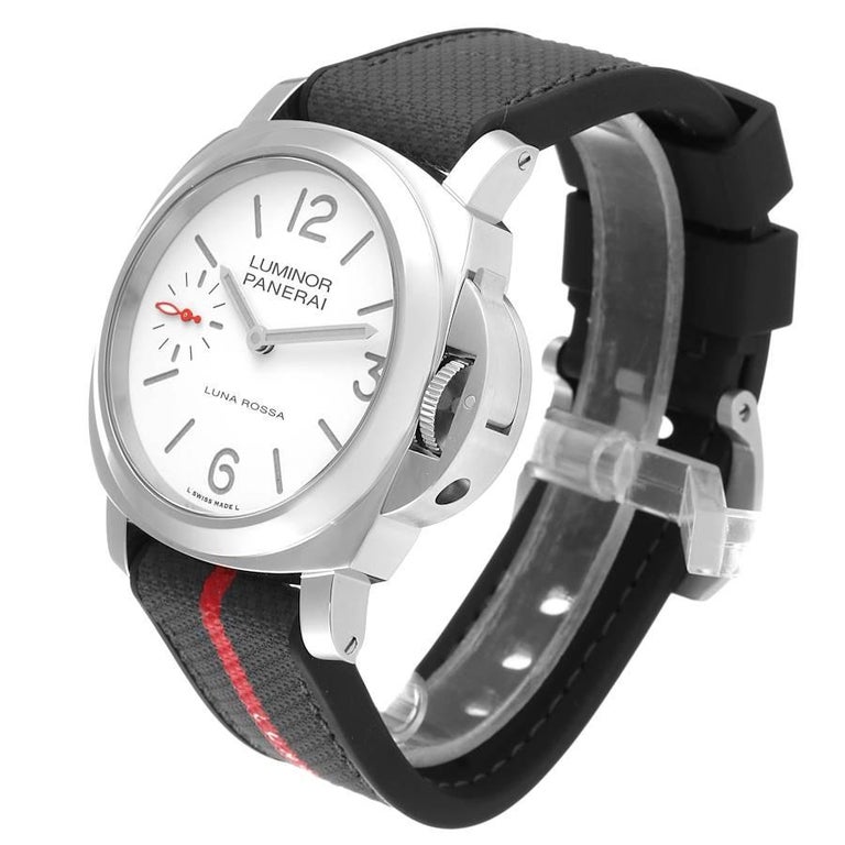 Panerai Luminor Luna Rossa 44mm White Dial Mens Watch PAM01342 Unworn ...