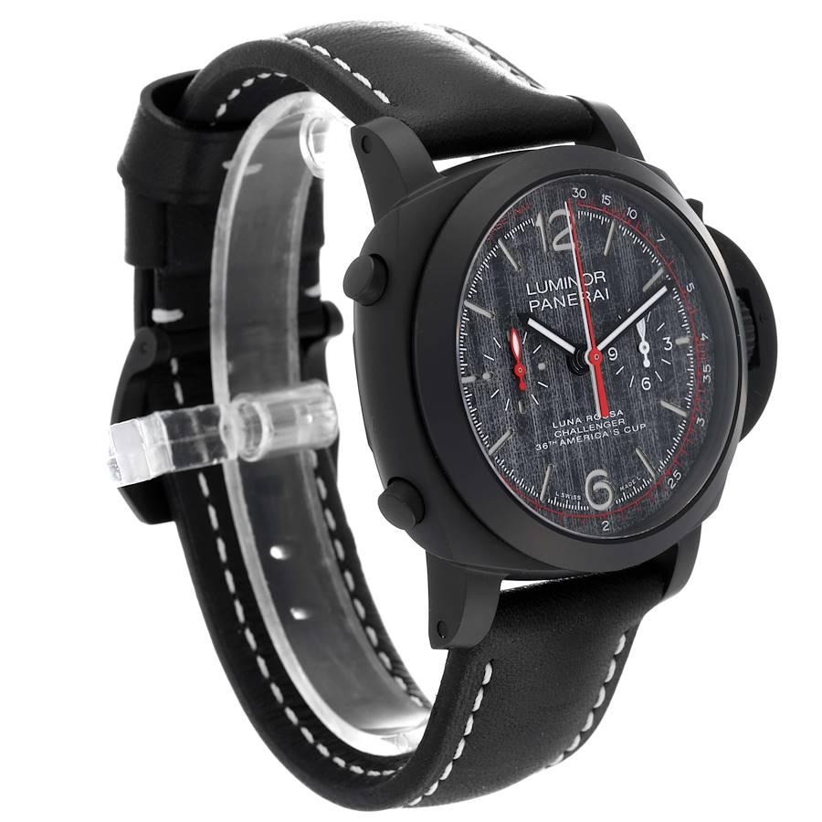Panerai Luminor Luna Rossa Chrono Flyback Ceramic Mens Watch PAM01037 ...