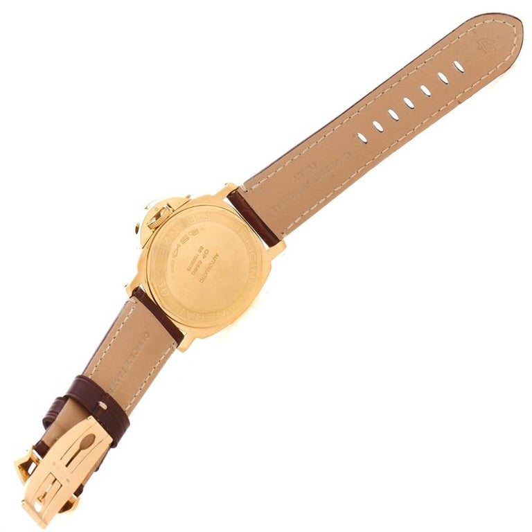 Panerai Luminor Marina 18 Karat Yellow Gold Watch PAM140 PAM00140 For ...