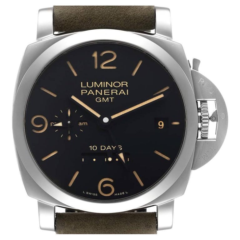 Panerai Luminor Marina 1950 10 Tage GMT Uhr PAM00533 Box Papiere im ...