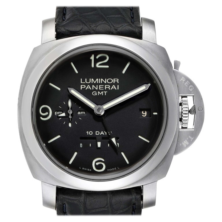 Panerai Luminor Marina 1950 10 Days GMT Watch PAM00270 Box Papers For ...