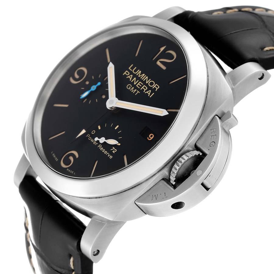 Panerai Luminor Marina 1950 3 Days GMT Mens Watch PAM01321 Box Card For ...