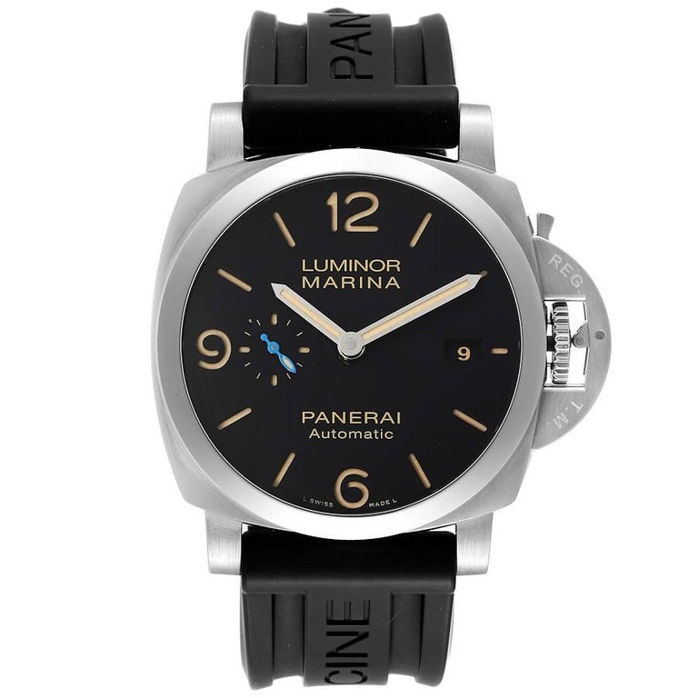 Panerai Luminor Marina 1950 3 Days Steel Mens Watch PAM01312 Box Papers ...