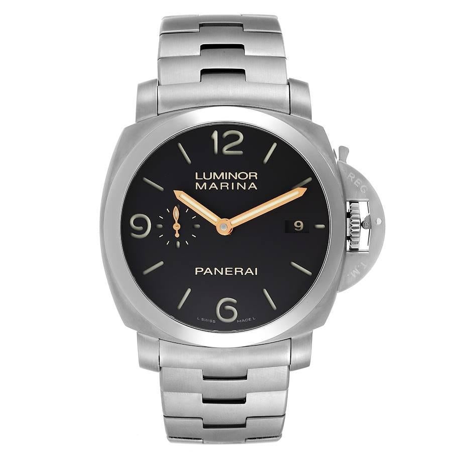 Panerai Luminor Marina 1950 3 Days Titanium 44mm Mens Watch PAM00352 ...