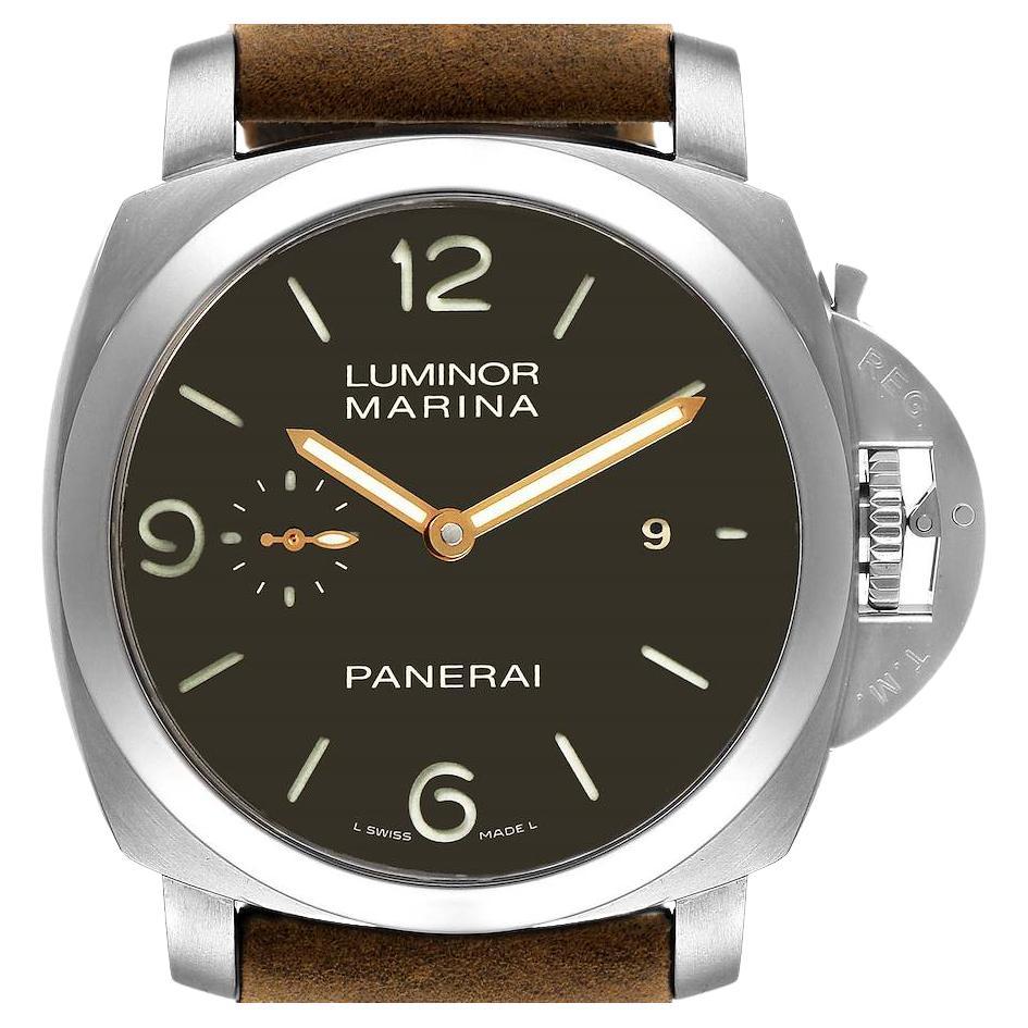 Panerai Titanium Luminor Chronograph Wristwatch PAM 74 at 1stDibs ...