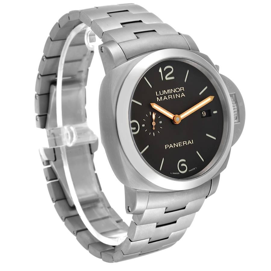 Panerai Luminor Marina 1950 3 Days Titanium Mens Watch PAM00352 Box ...