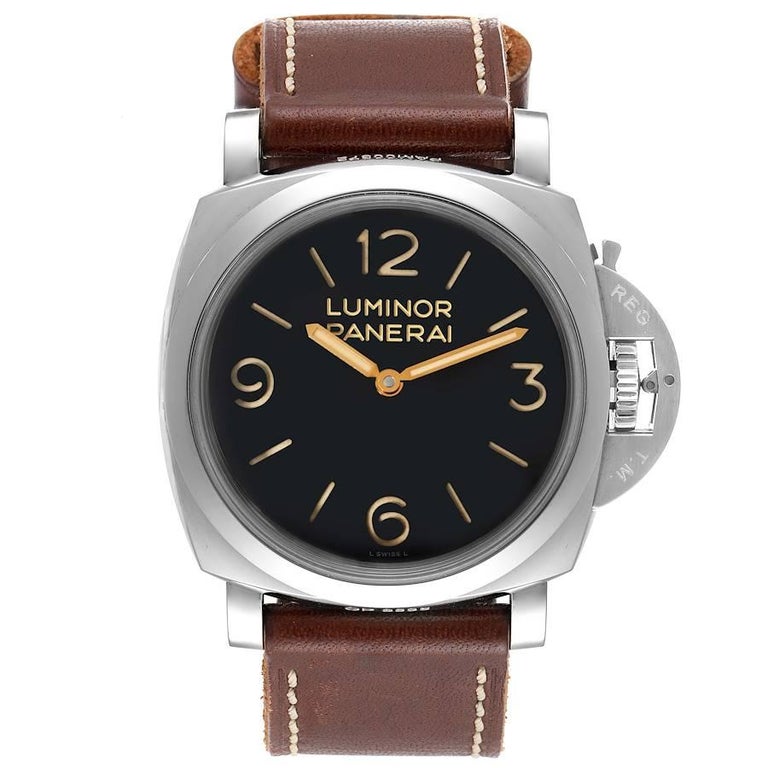 Panerai Luminor Marina 1950 47mm Steel Mens Watch PAM00372 Box Papers ...