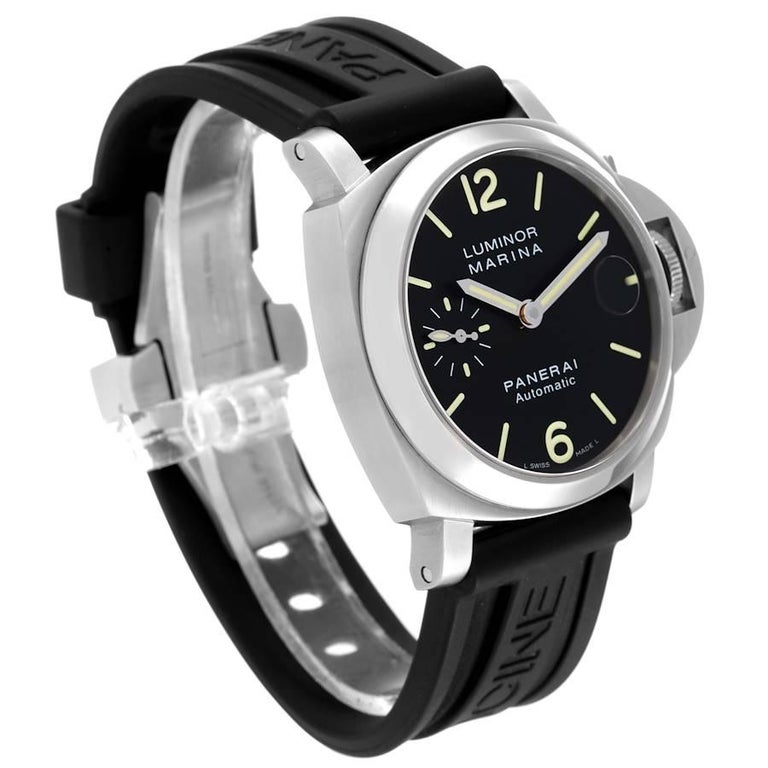 Panerai Luminor Marina Automatic Watch PAM048 PAM00048 Box Card at 1stDibs