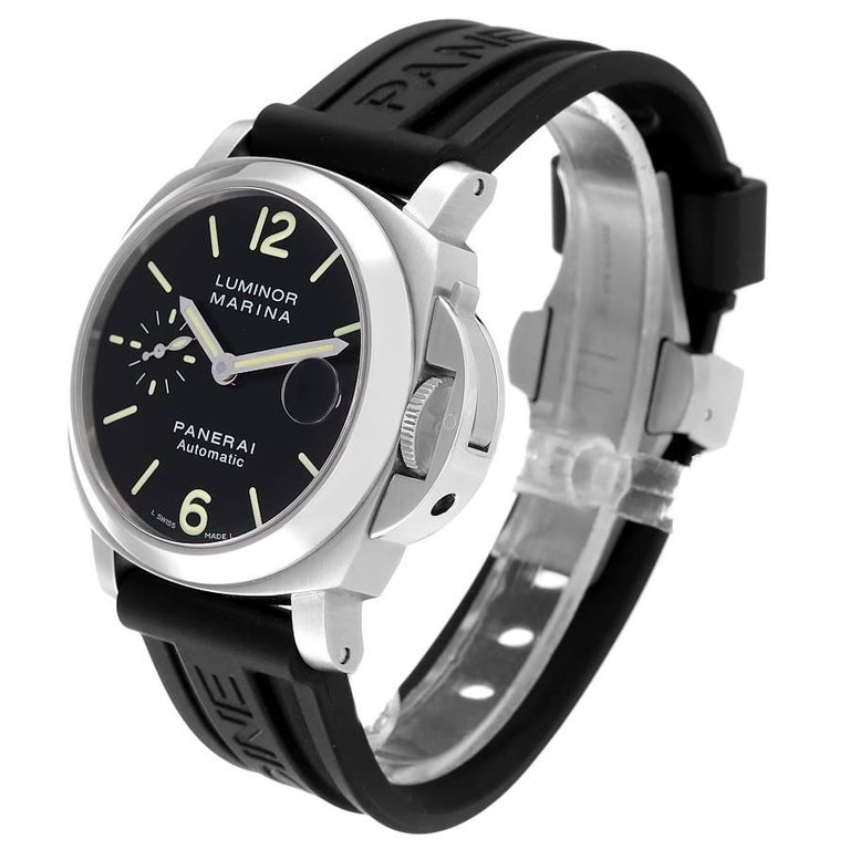 Panerai Luminor Marina Automatic Watch PAM048 PAM00048 Box Card at 1stDibs