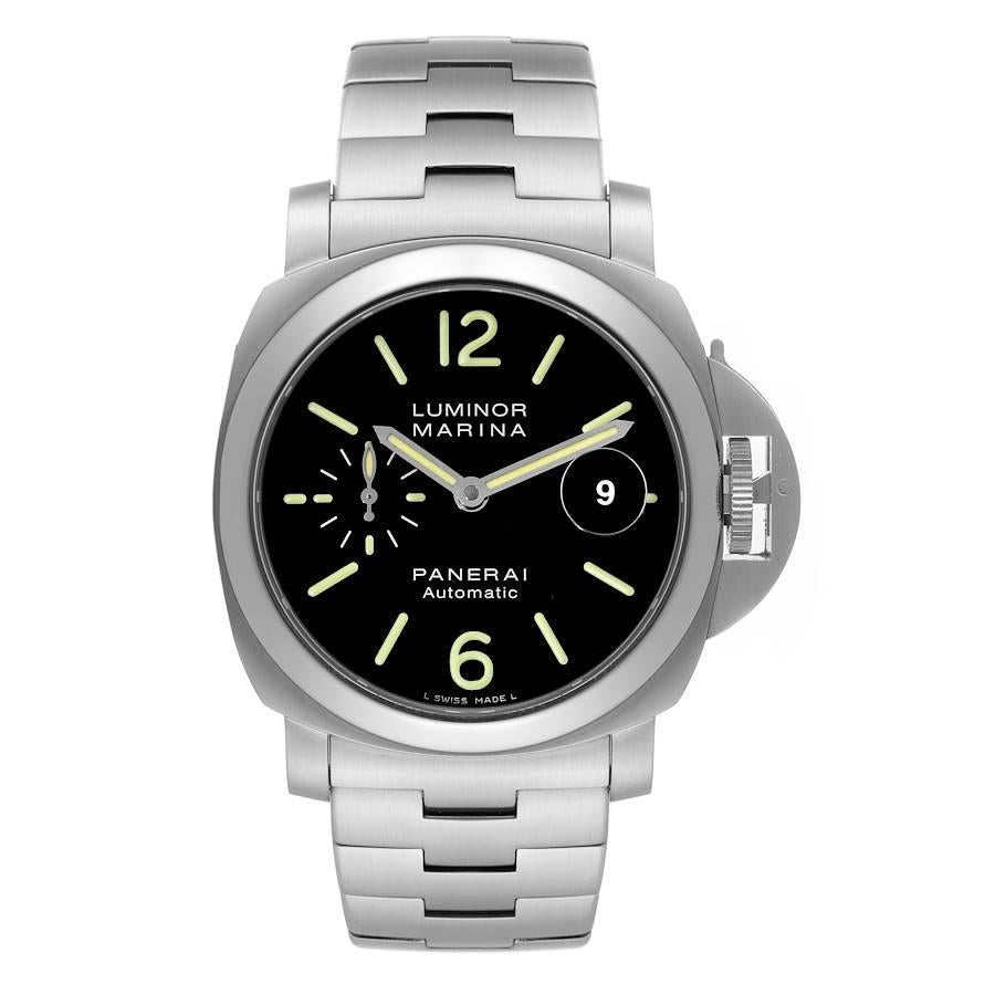 Panerai Luminor Marina Automatic 44mm Steel Mens Watch PAM00299 Box ...