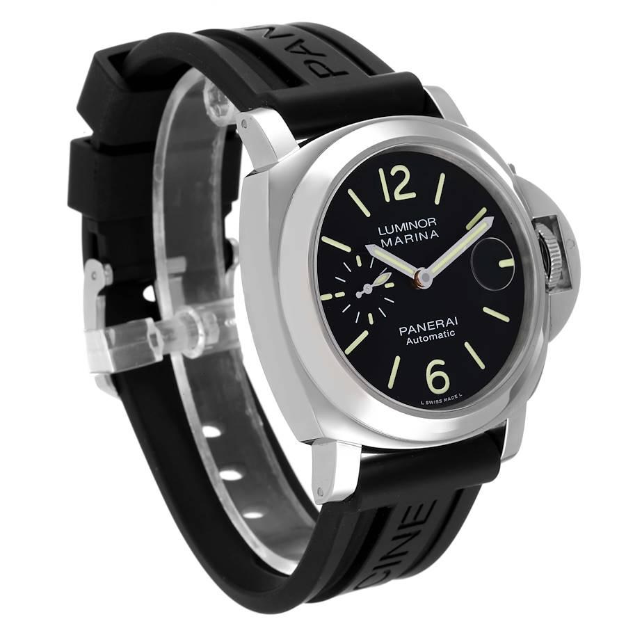 Panerai Luminor Marina Automatic Steel Mens Watch PAM01104 Box Papers ...