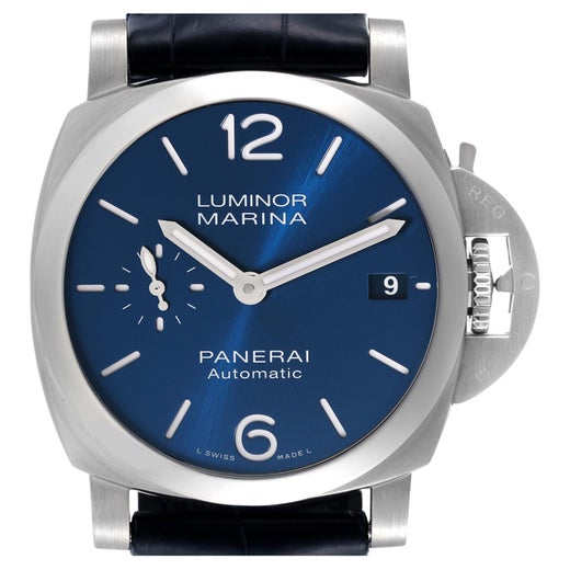 Panerai Submersible QuarantaQuattro Bianco Steel Mens Watch PAM01226 ...