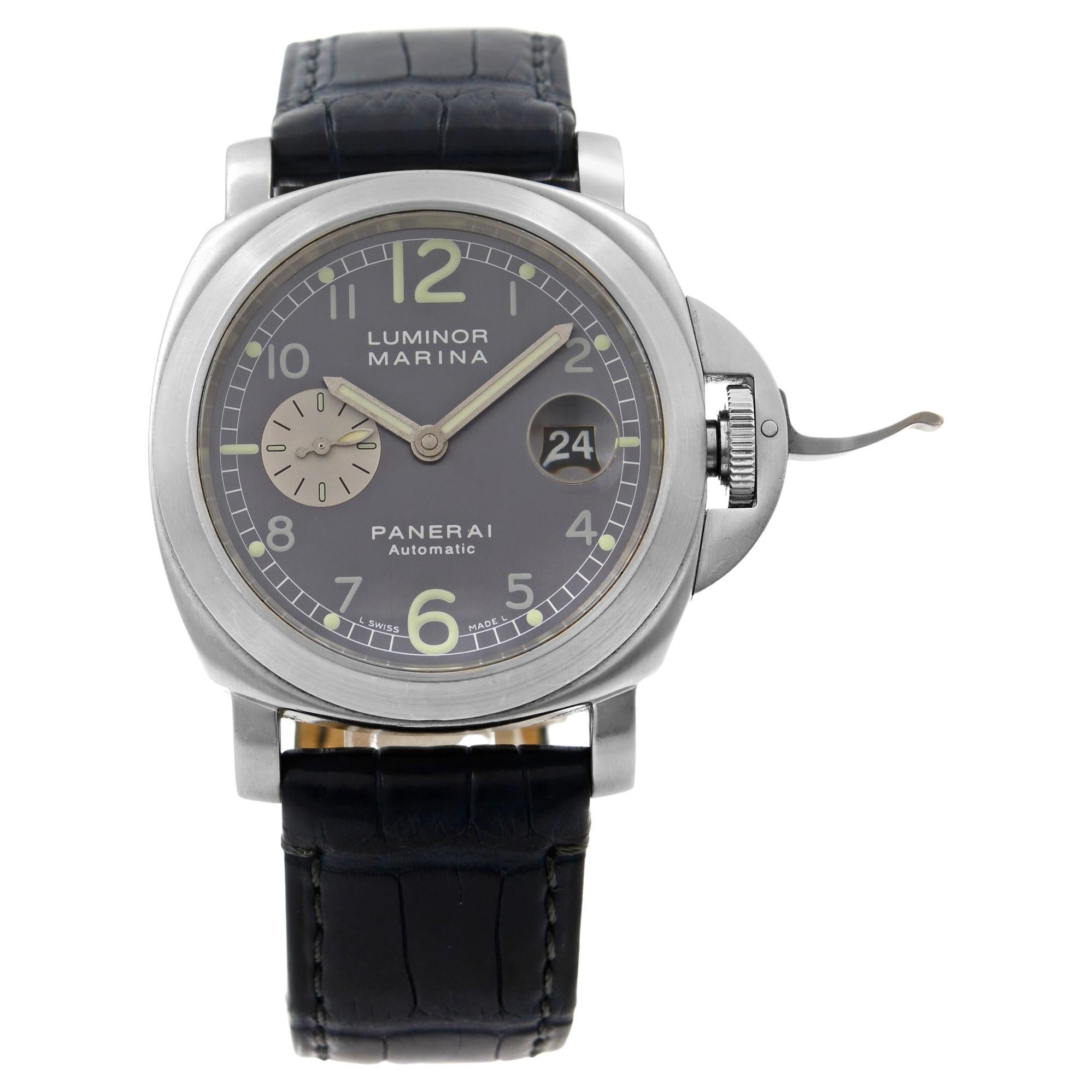 Panerai Luminor 1950 GMT PAM00347 3 Day Men's Watch For Sale at 1stDibs