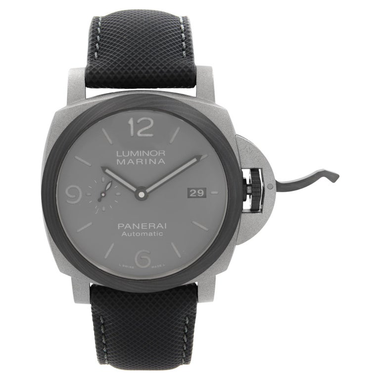 Panerai Luminor Marina TuttoGrigio Titanium Gray Dial Mens Watch ...