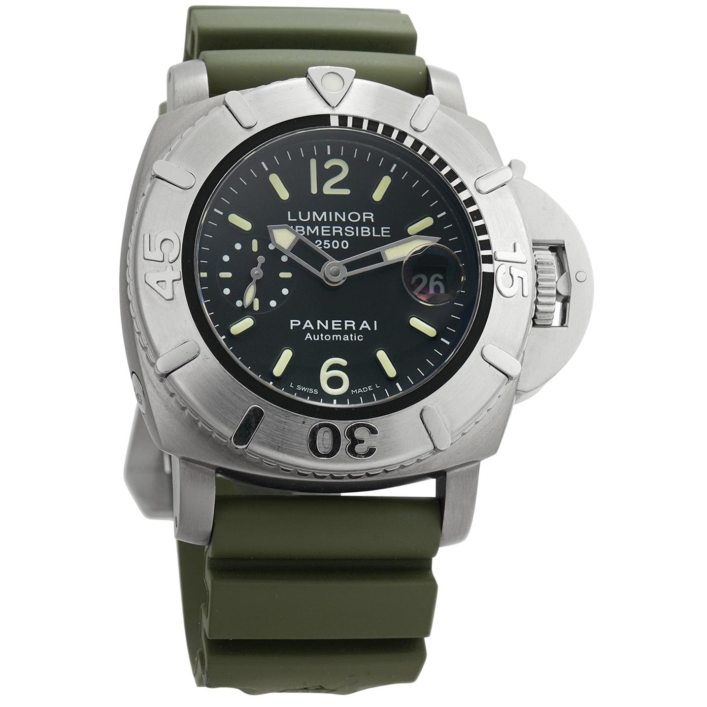 Panerai Luminor Submersible 2500m Men's Watch PAM00194 Box Papers For ...
