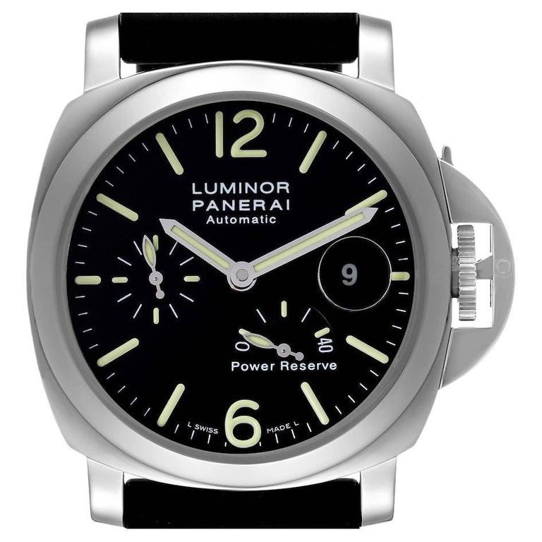 Panerai Luminor Power Reserve Automatic Mens Watch PAM00090 Box Card ...
