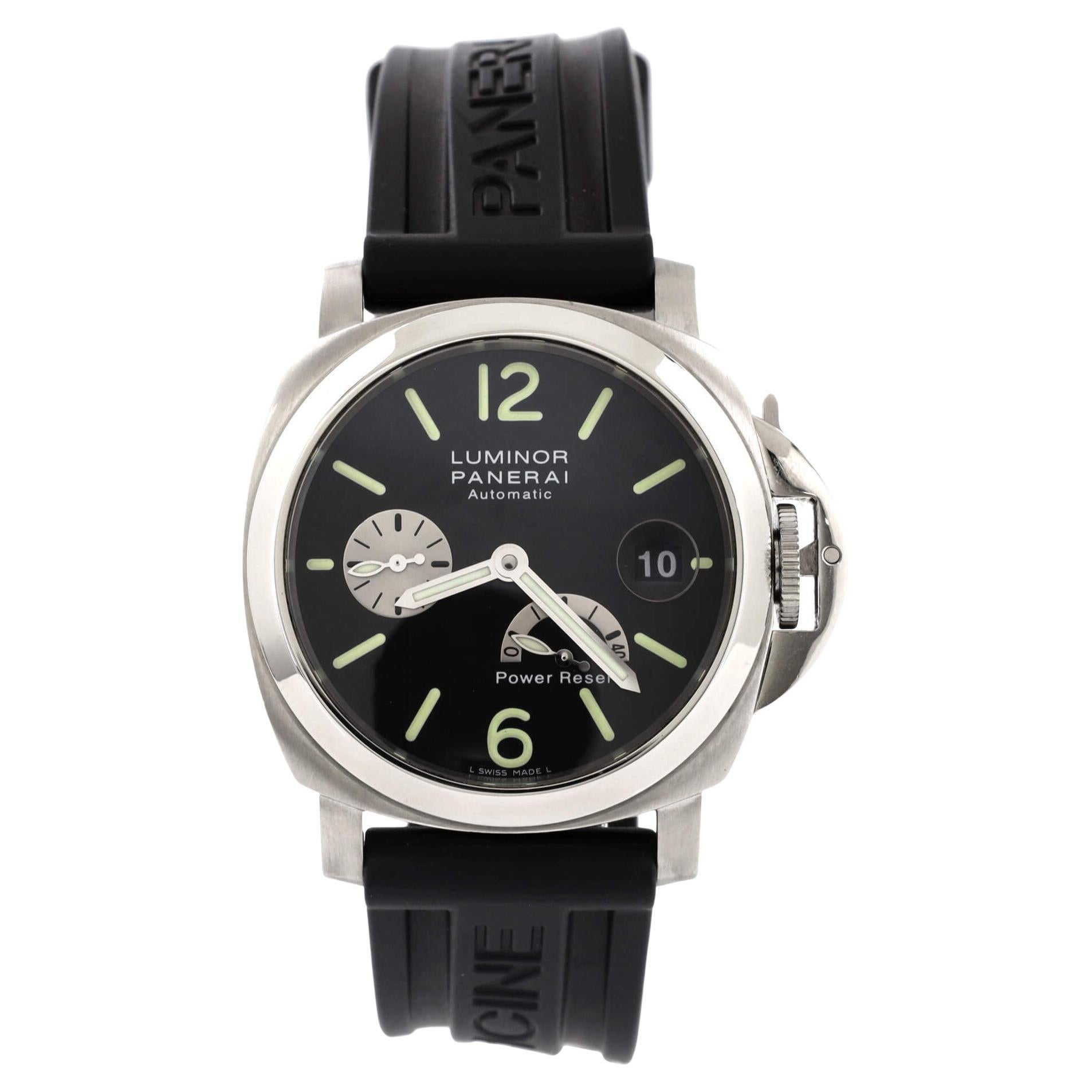 Hermes Stainless Steel Clipper GMT Power Reserve Wristwatch For Sale at ...