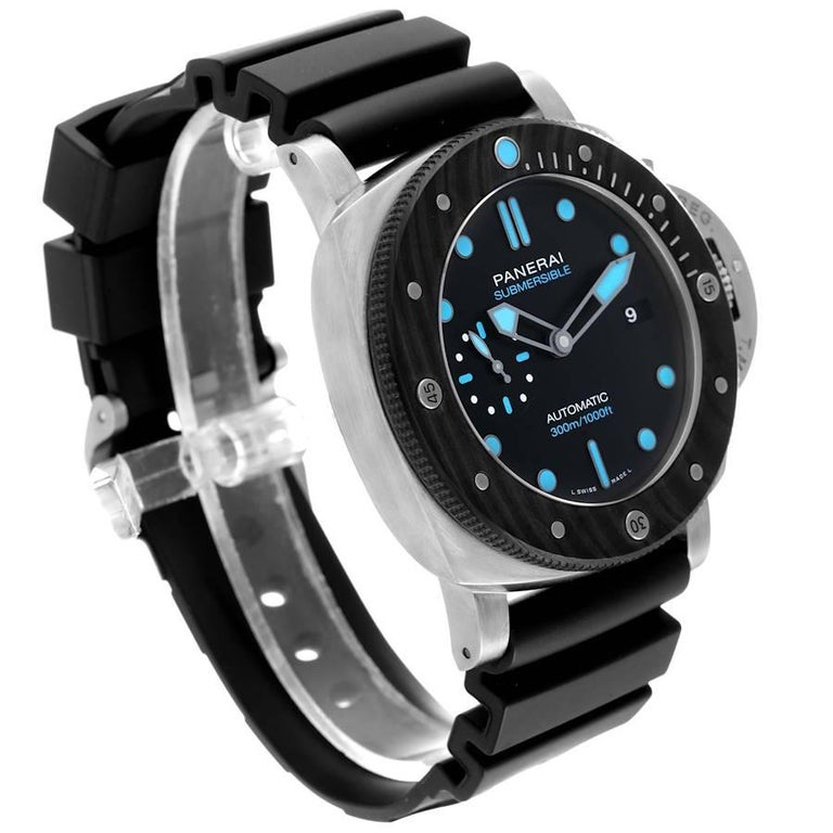 Panerai Luminor Submersible 1860 BMG-Tech Mens Watch PAM00799 Box Card ...