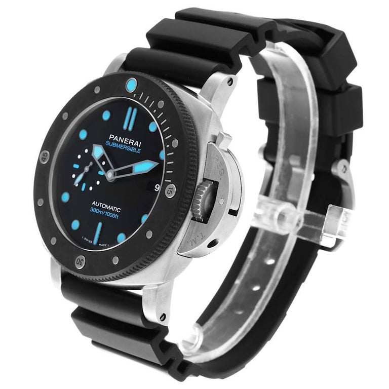 Panerai Luminor Submersible 1860 BMG-Tech Mens Watch PAM00799 Box Card ...