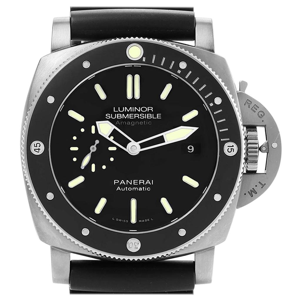 Panerai Luminor Submersible 1950 Titanium Amagnetic 3 Days Watch ...