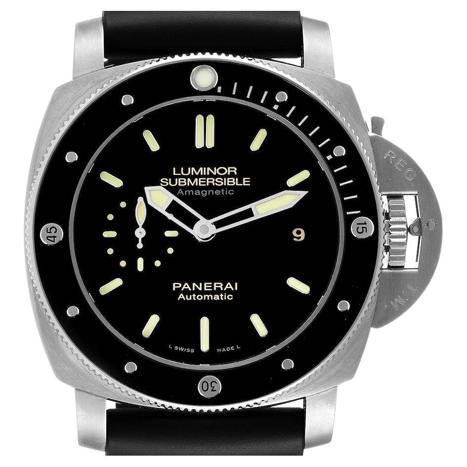Panerai Titanium PAM 25A Luminor Submersible 44mm Wristwatch at 1stDibs ...