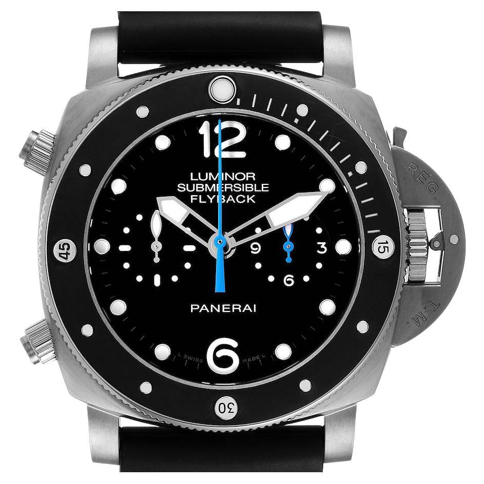 Panerai Titanium PAM 311 Luminor 8 Days Chrono Monopulsante GMT at 1stDibs