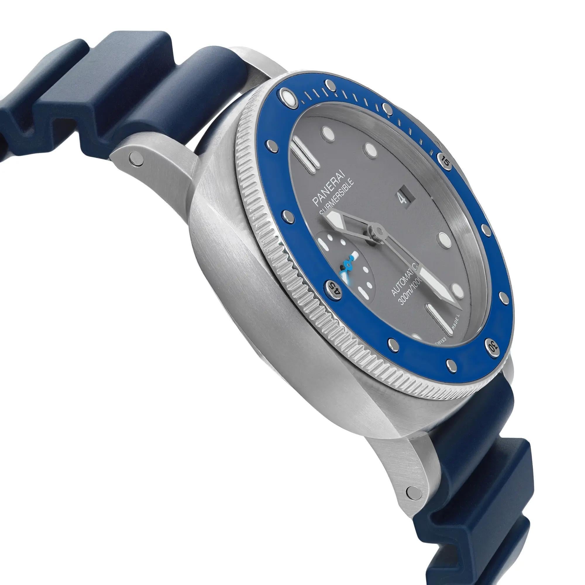 Panerai Luminor Submersible Gray Dial Men Automatic Watch PAM00959 For ...