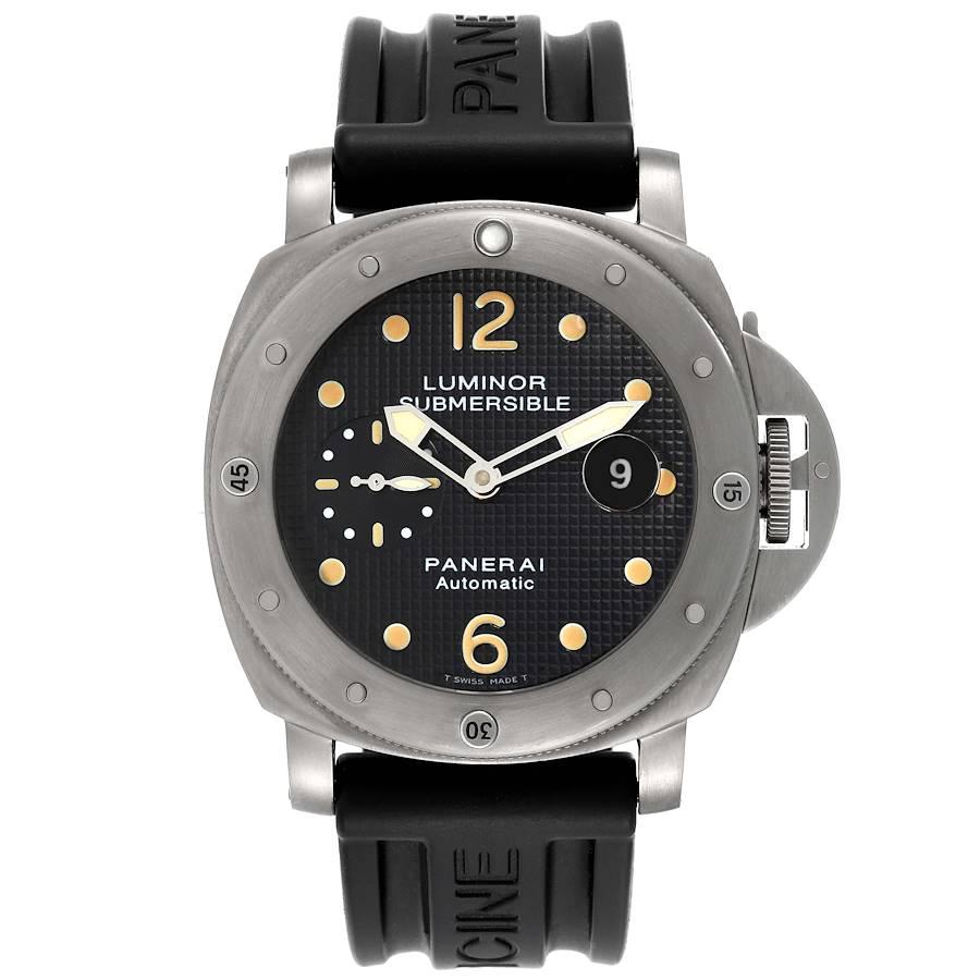 Panerai Luminor Submersible 44mm Titanium Mens Watch PAM00025 at 1stDibs