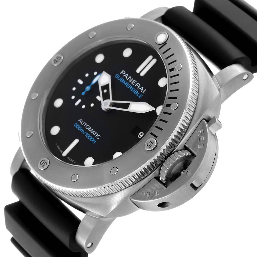 Panerai Luminor Submersible 47 3 Days Titanium Mens Watch PAM01305 Box ...