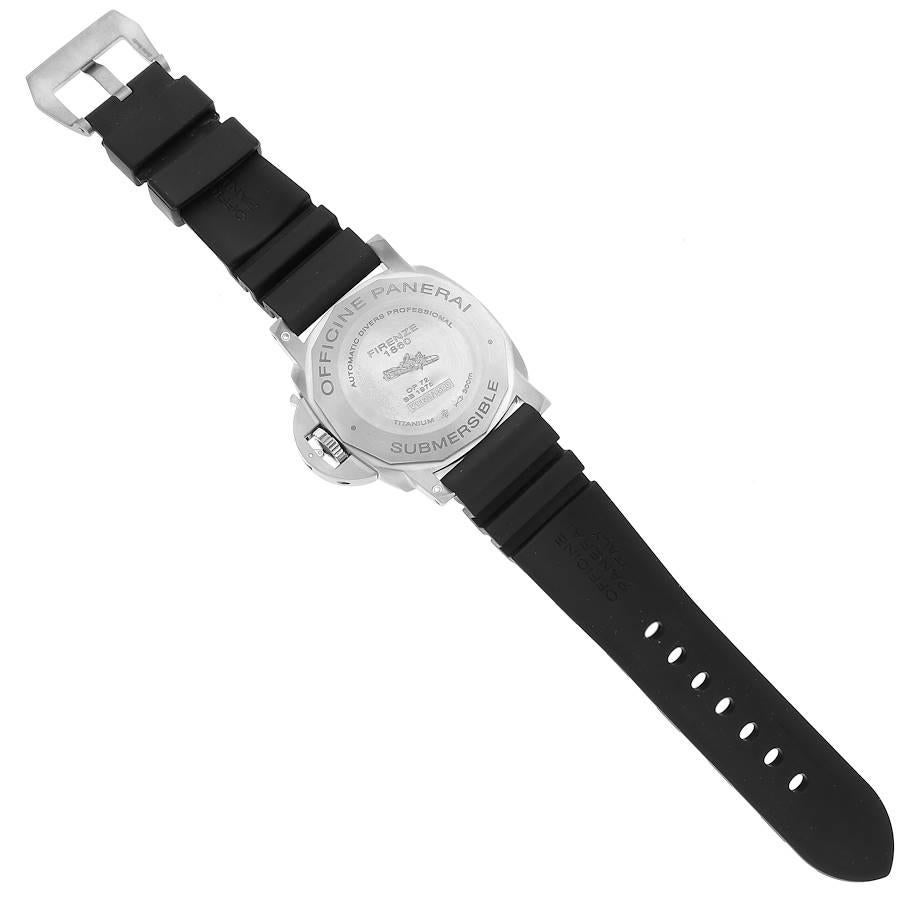 Panerai Luminor Submersible 47 3 Days Titanium Mens Watch PAM01305 Box ...