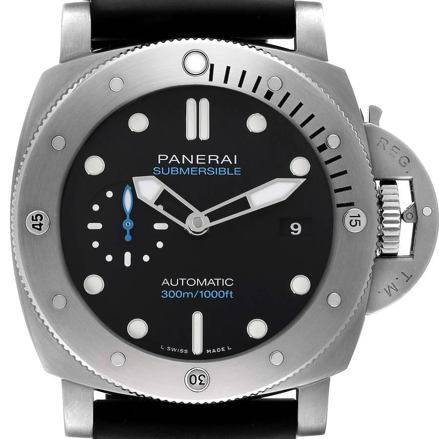 Panerai Luminor Submersible 47 3 Days Titanium Mens Watch PAM01305 Box ...