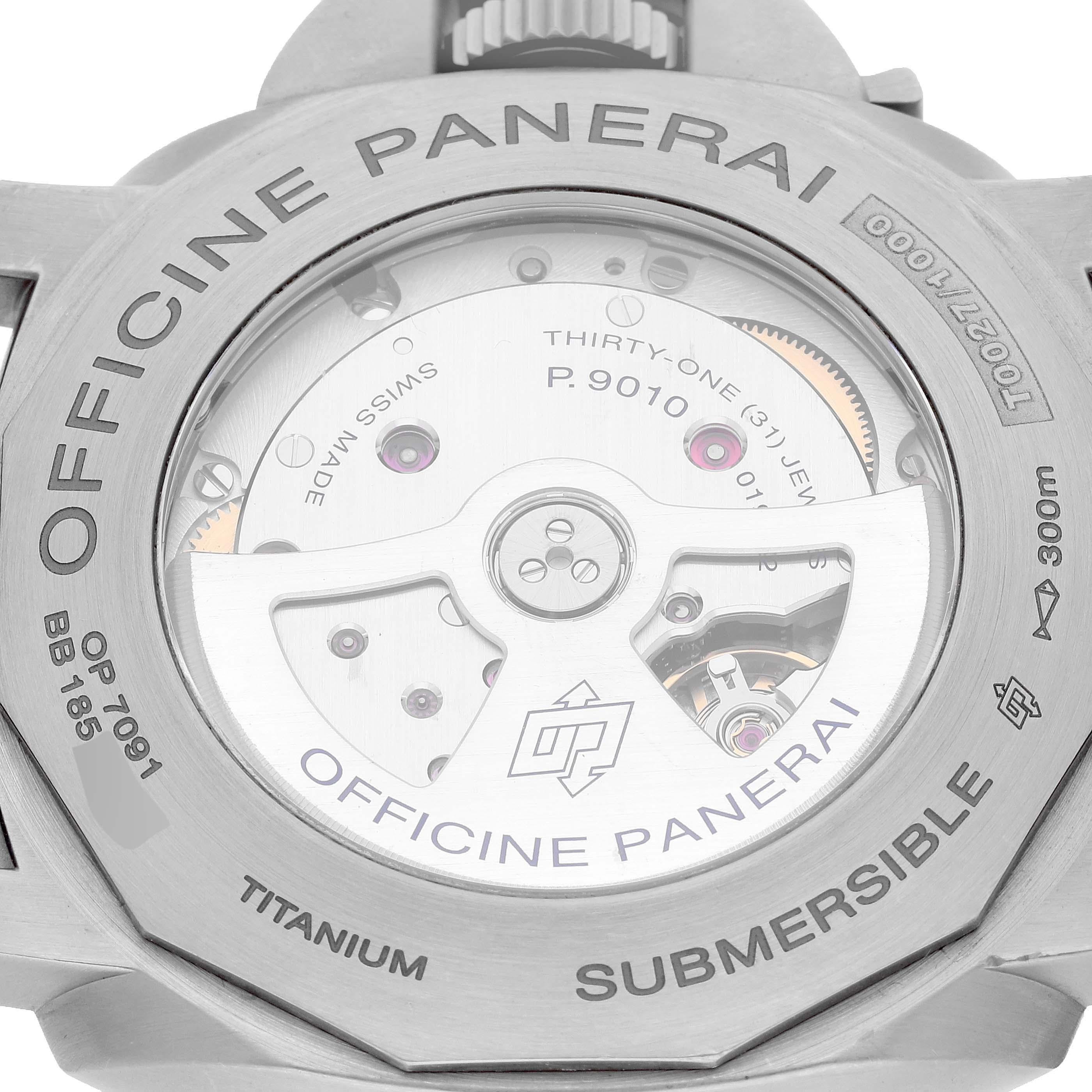 Panerai Luminor Submersible 47 3 Days Titanium Mens Watch PAM01305 at ...