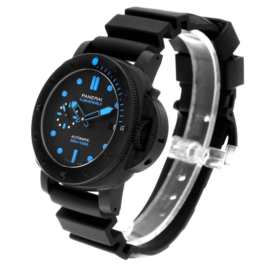 Panerai Luminor Submersible Carbotech Mens Watch PAM00960 Box Card For ...