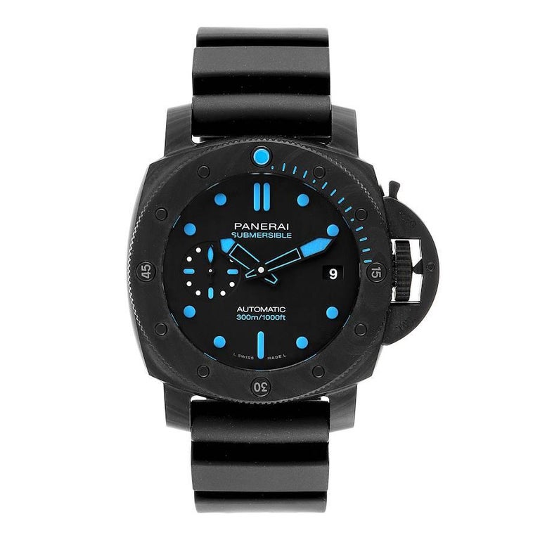 Panerai Luminor Submersible Carbotech Mens Watch PAM00960 Unworn For ...