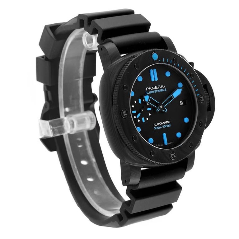 Panerai Luminor Submersible Carbotech Mens Watch PAM00960 Unworn For ...