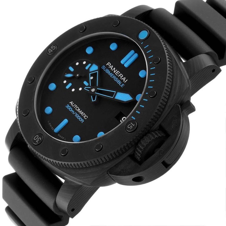 Panerai Luminor Submersible Carbotech Mens Watch PAM00960 Unworn For ...